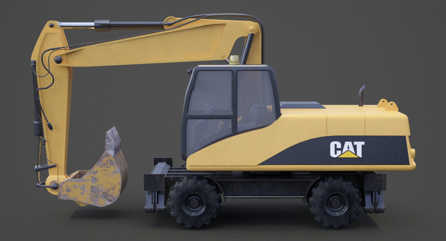 Construction Vehicle 003 - 3D Model by sky3dstudios69