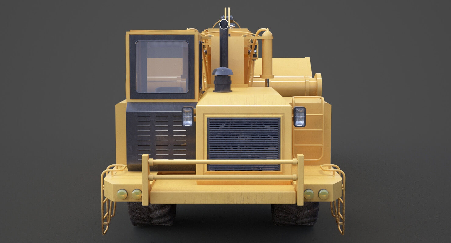 Construction Vehicle 004 - 3D Model by sky3dstudios69