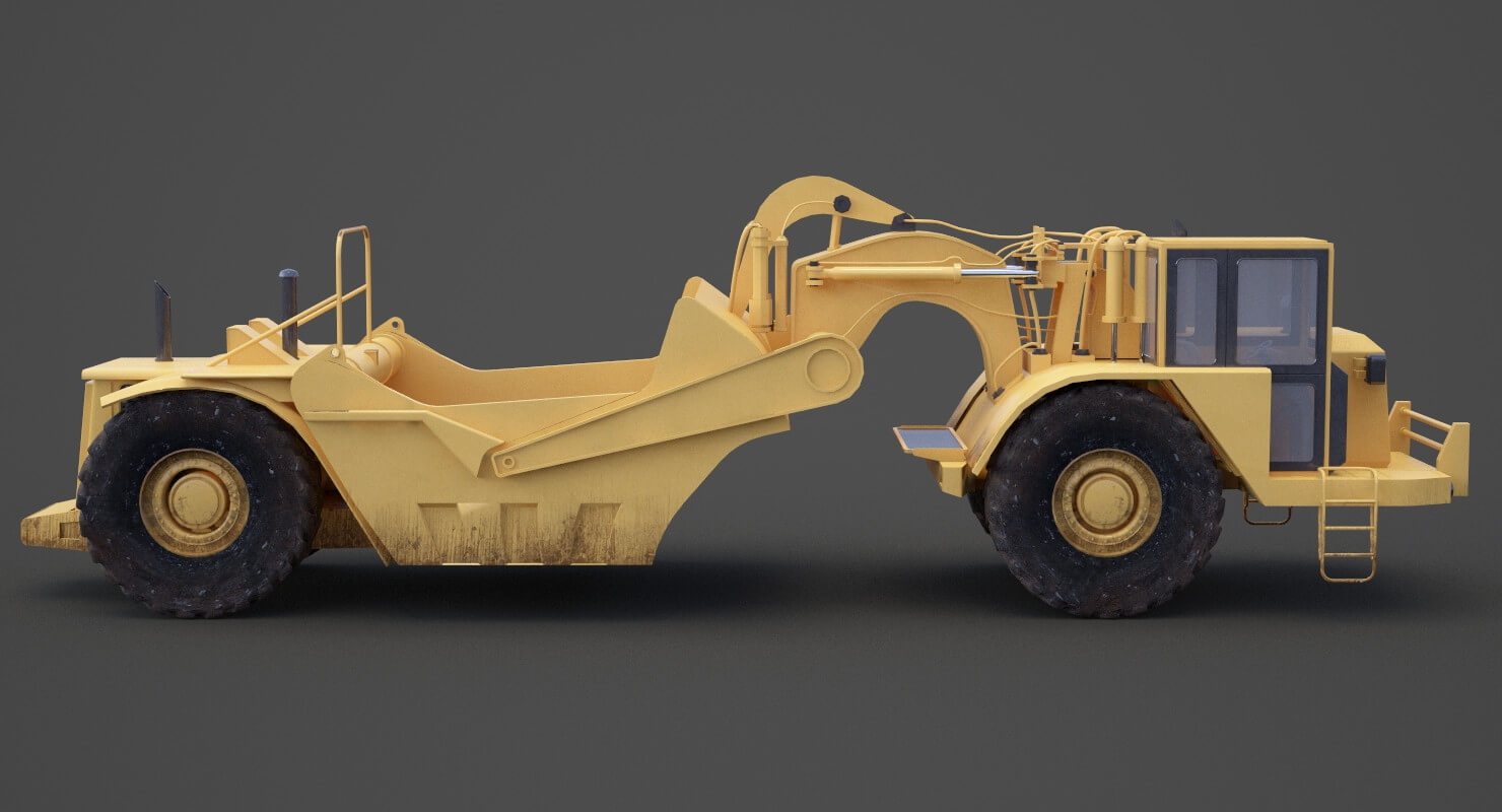 Construction Vehicle 004 - 3D Model by sky3dstudios69