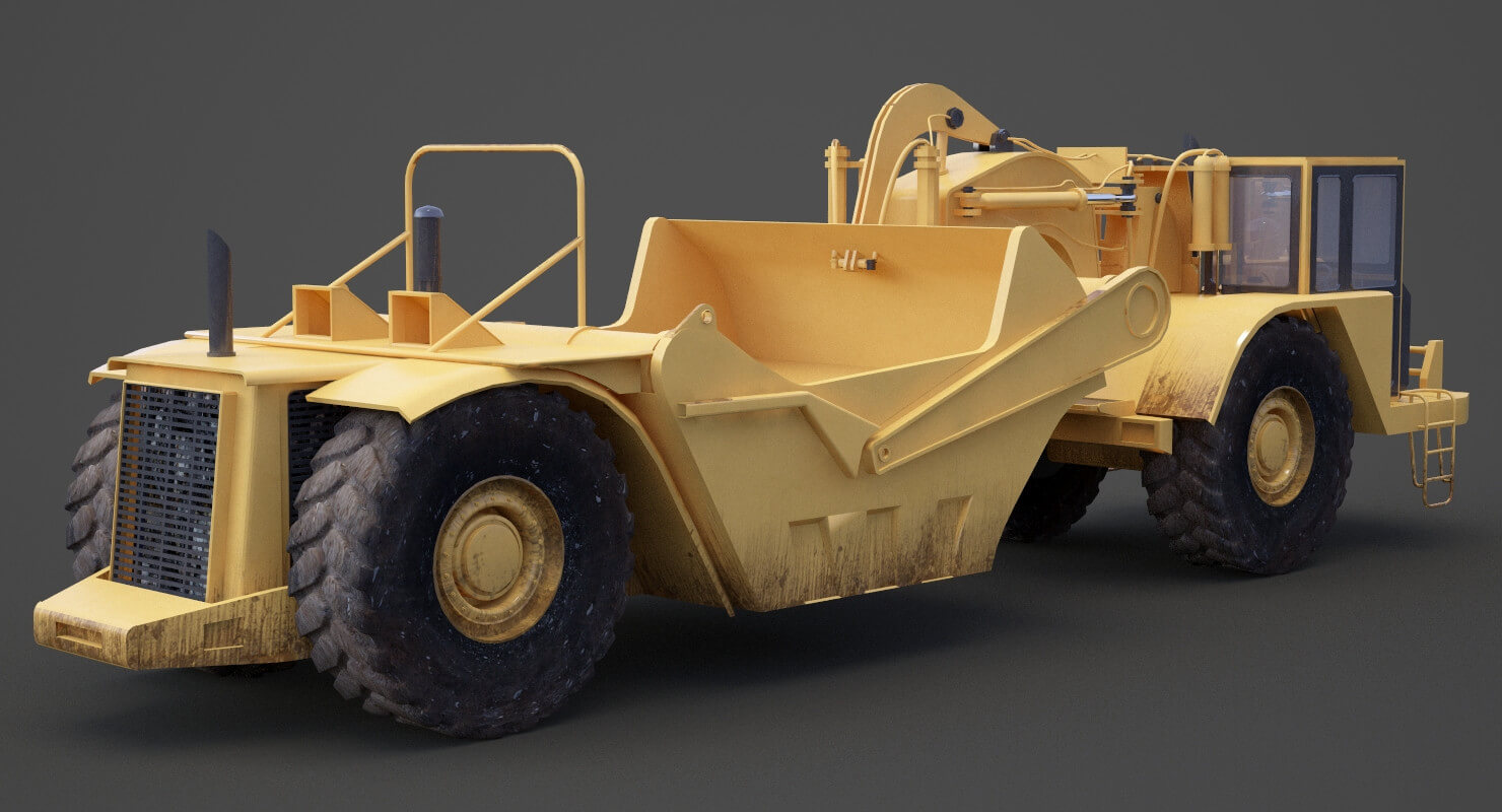 Construction Vehicle 004 - 3D Model by sky3dstudios69