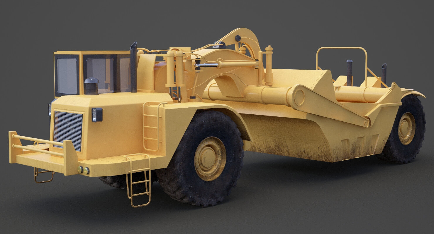 Construction Vehicle 004 - 3D Model by sky3dstudios69