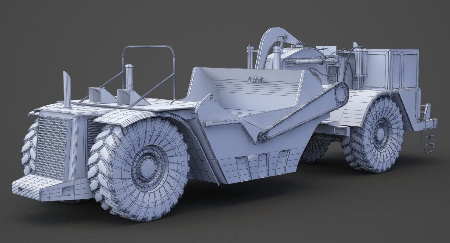 Construction Vehicle 004 - 3D Model by sky3dstudios69
