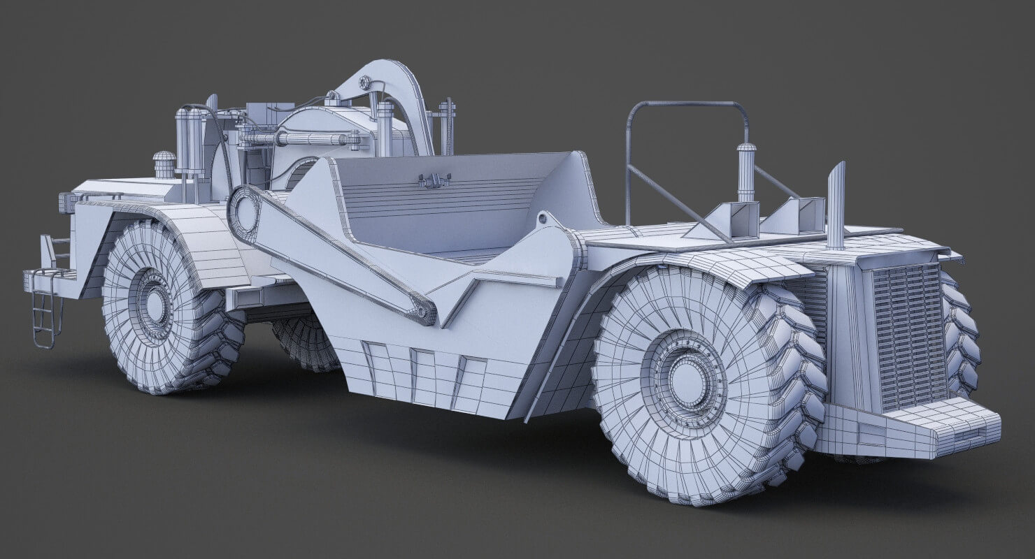 Construction Vehicle 004 - 3D Model by sky3dstudios69