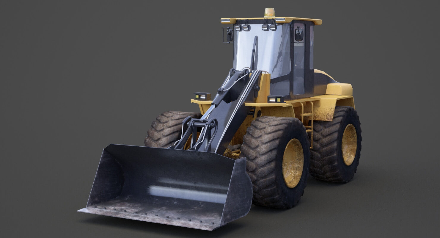 Construction Vehicle 004 - 3D Model by sky3dstudios69