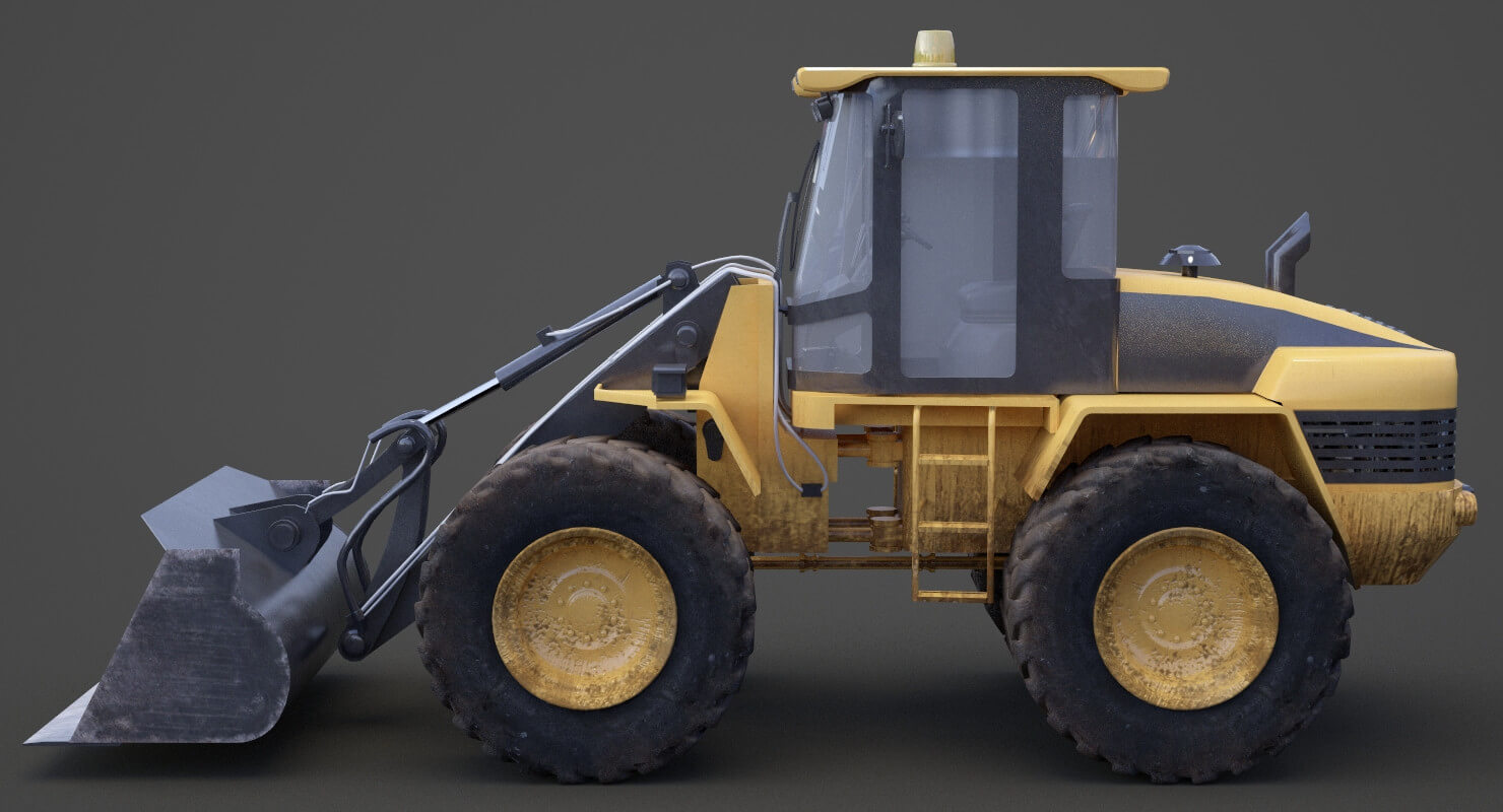 Construction Vehicle 004 - 3D Model by sky3dstudios69