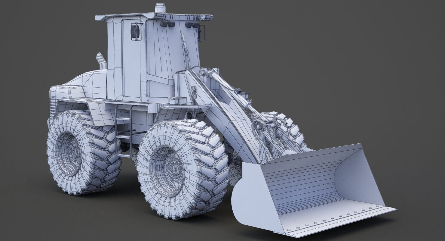 Construction Vehicle 004 - 3D Model by sky3dstudios69