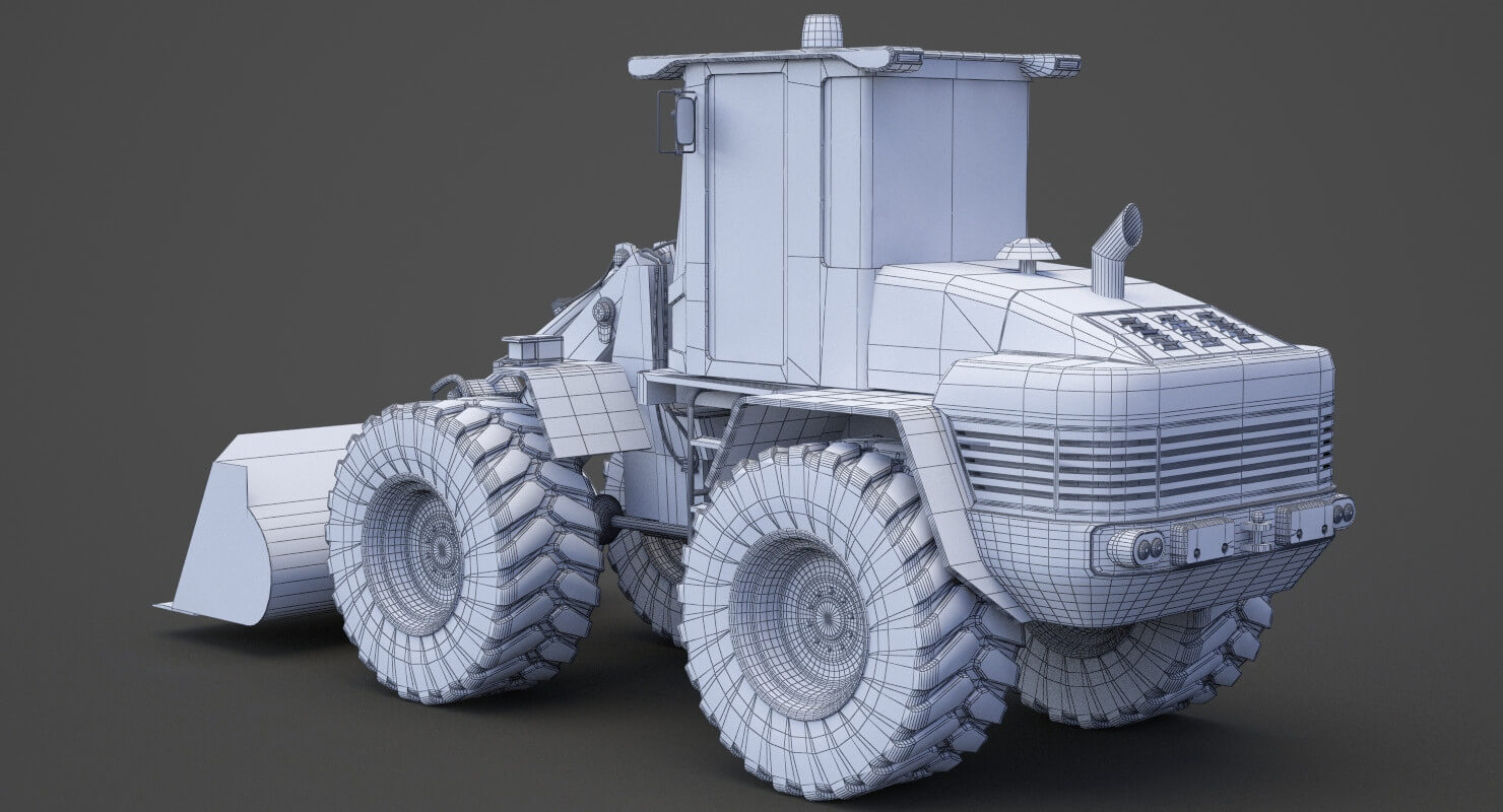 Construction Vehicle 004 - 3D Model by sky3dstudios69