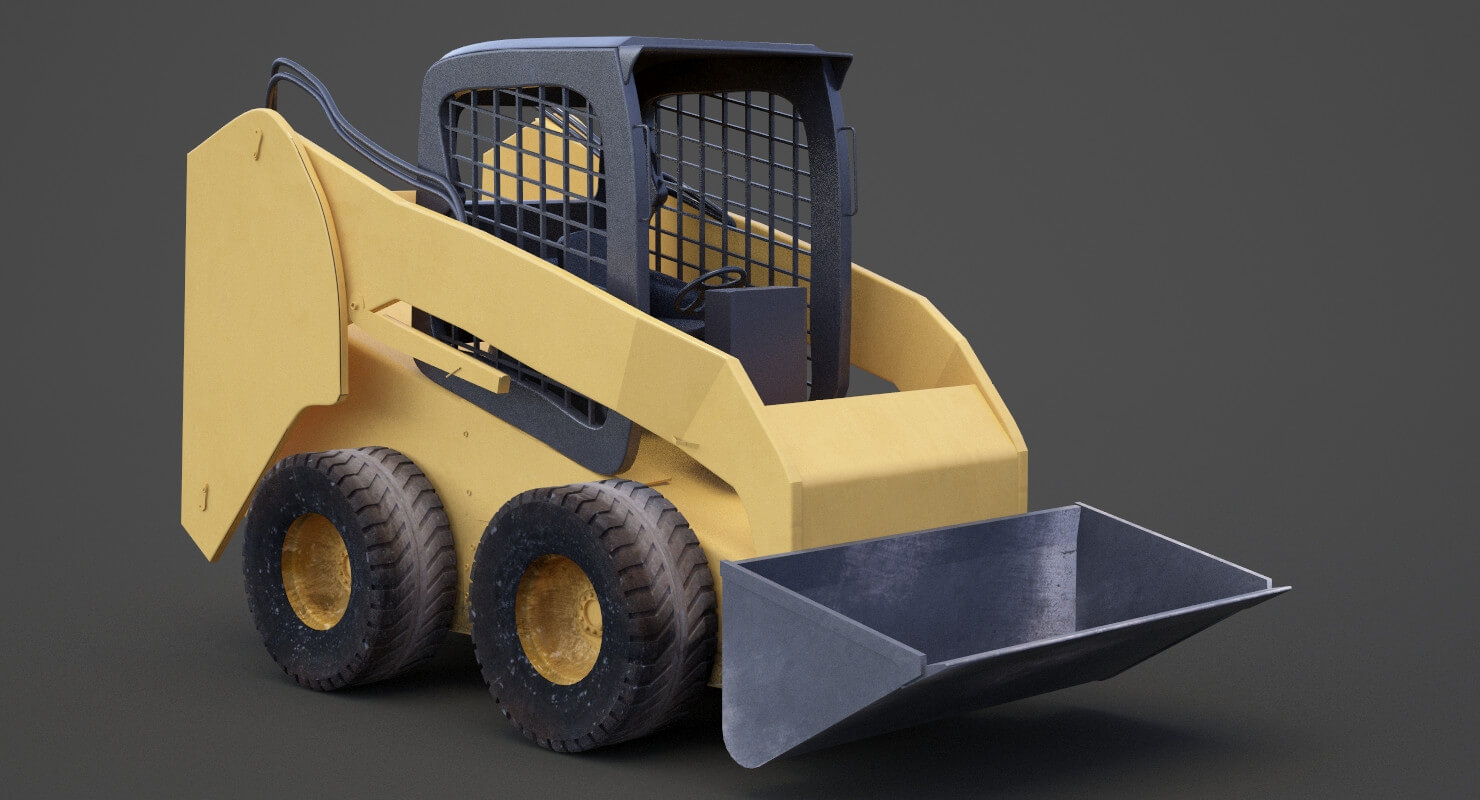 Construction Vehicle 005 - 3D Model by sky3dstudios69