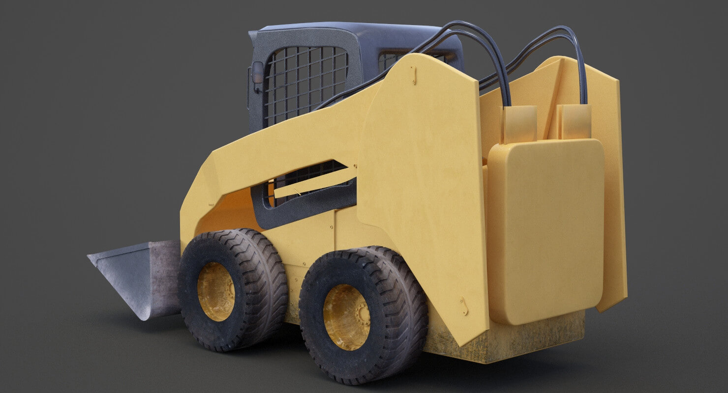 Construction Vehicle 005 - 3D Model by sky3dstudios69