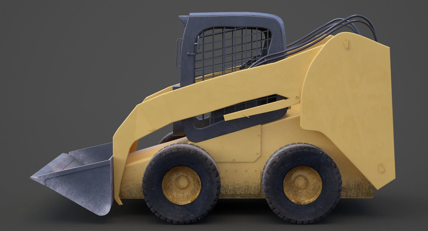 Construction Vehicle 005 - 3D Model by sky3dstudios69