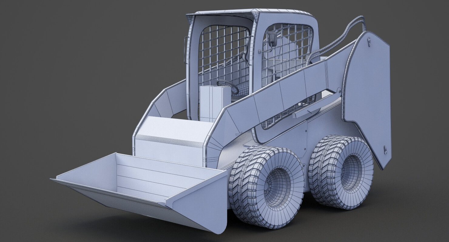 Construction Vehicle 005 - 3D Model by sky3dstudios69