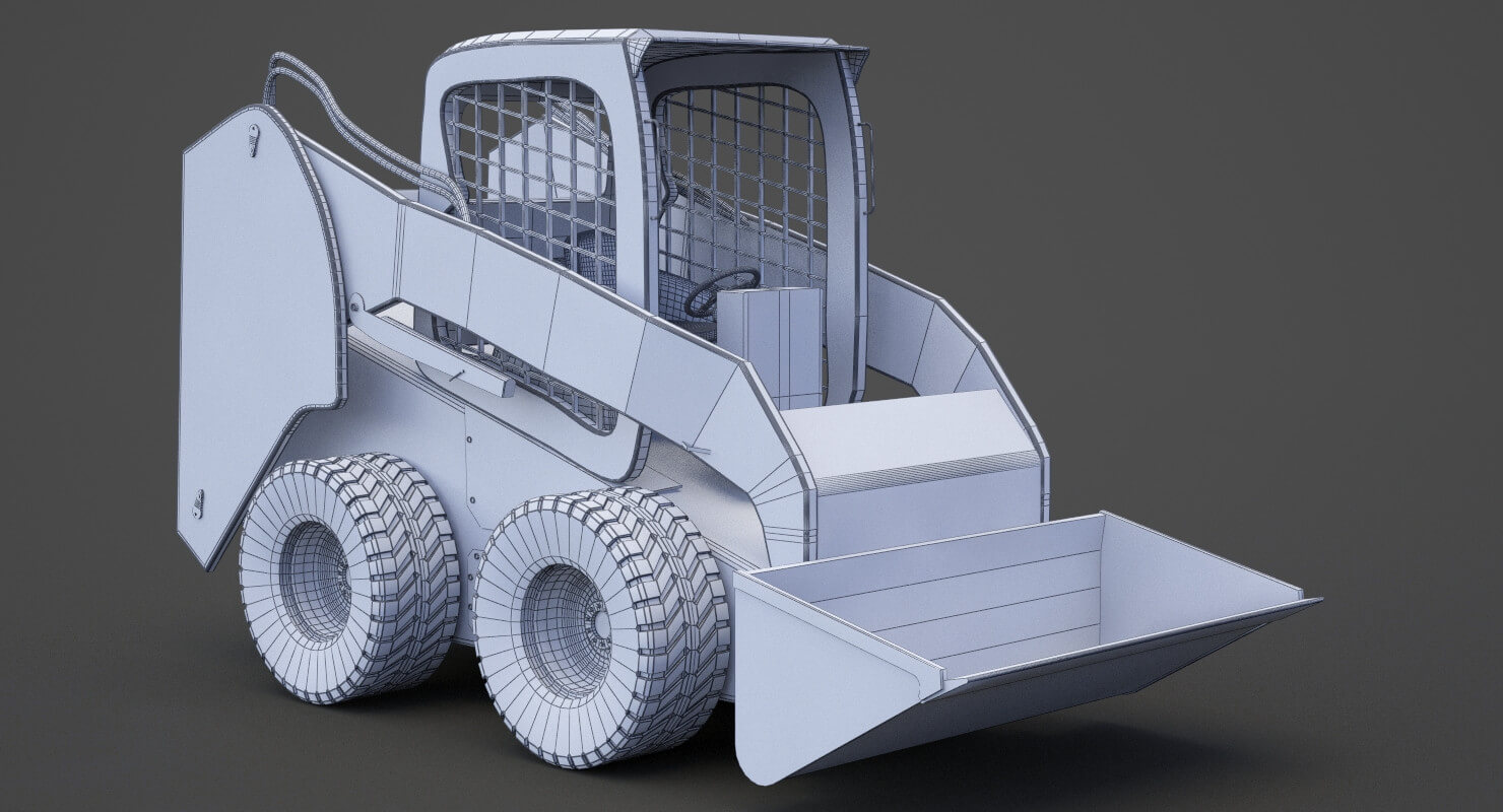 Construction Vehicle 005 - 3D Model by sky3dstudios69