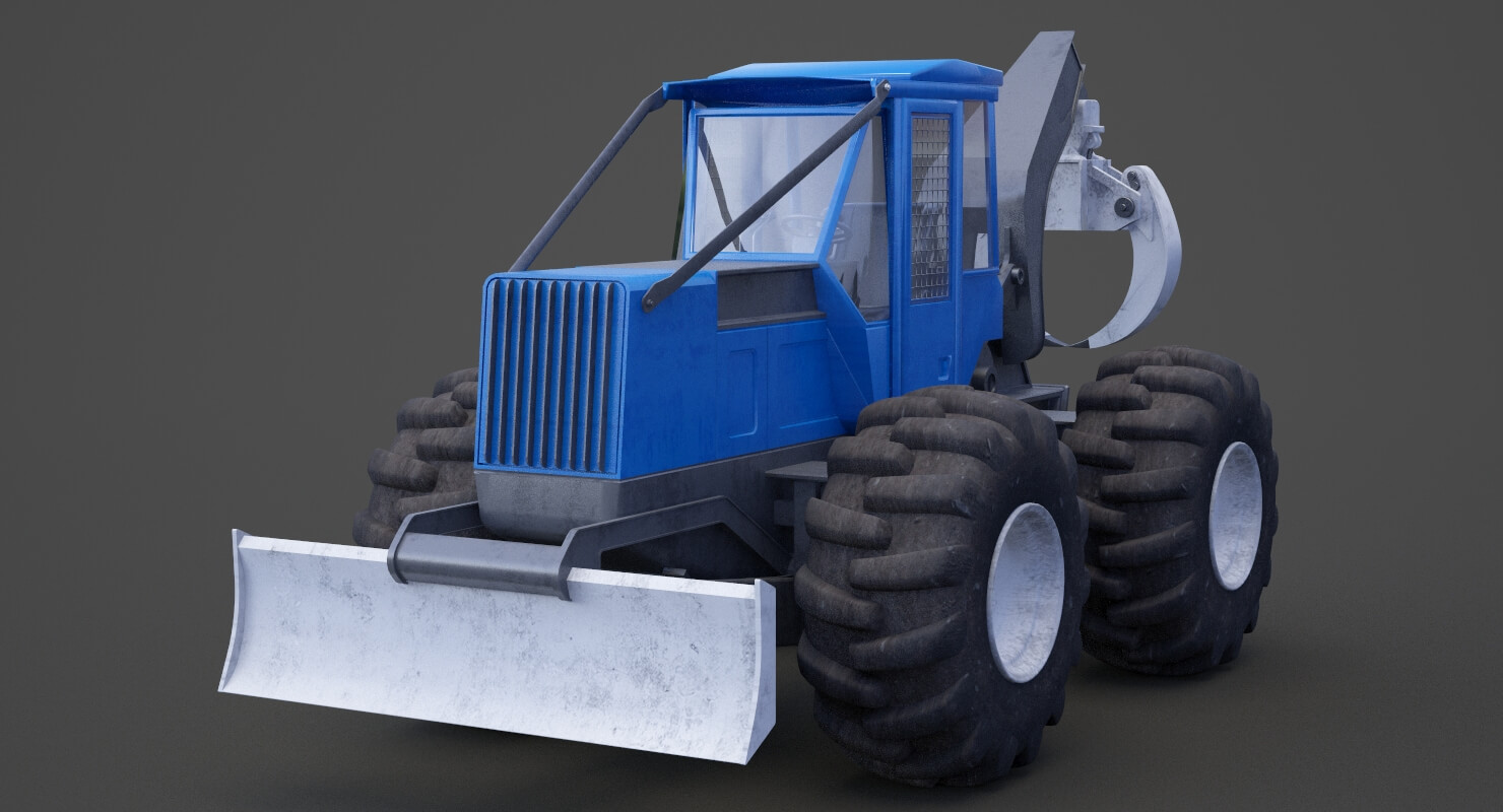 Construction Vehicle 006 - 3D Model by sky3dstudios69