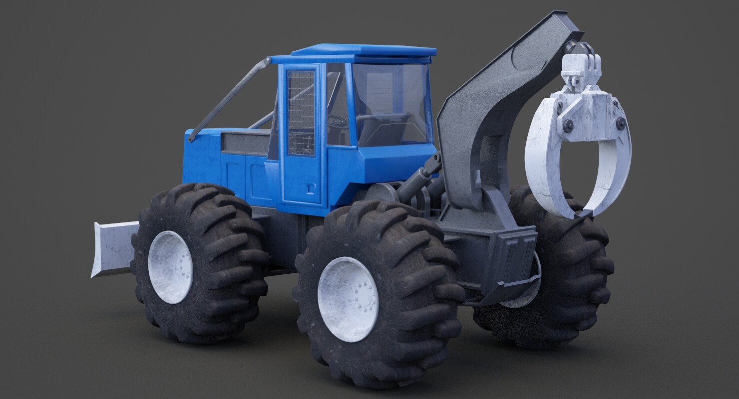 Construction Vehicle 006 - 3D Model by sky3dstudios69