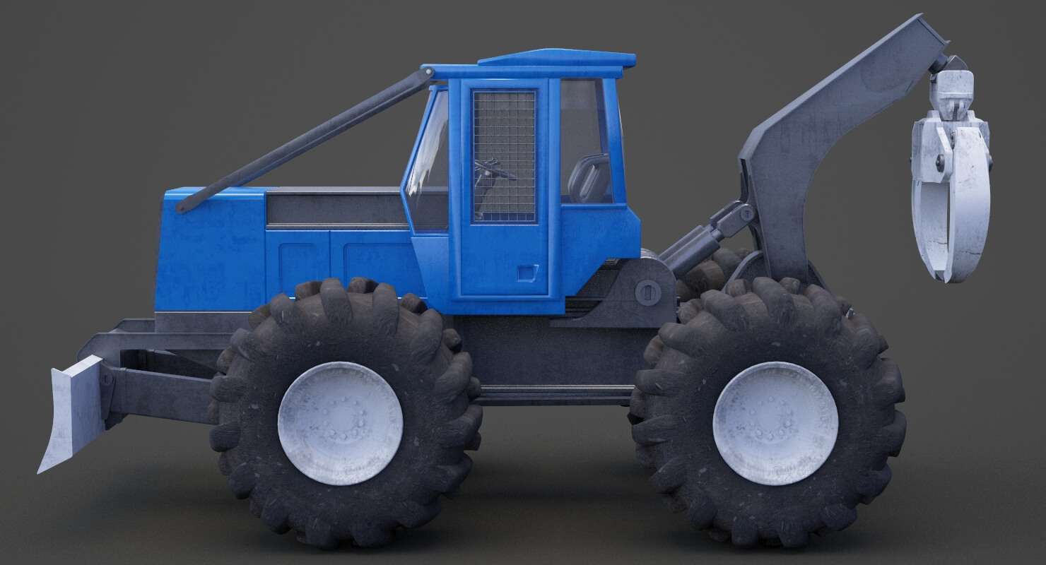 Construction Vehicle 006 - 3D Model by sky3dstudios69