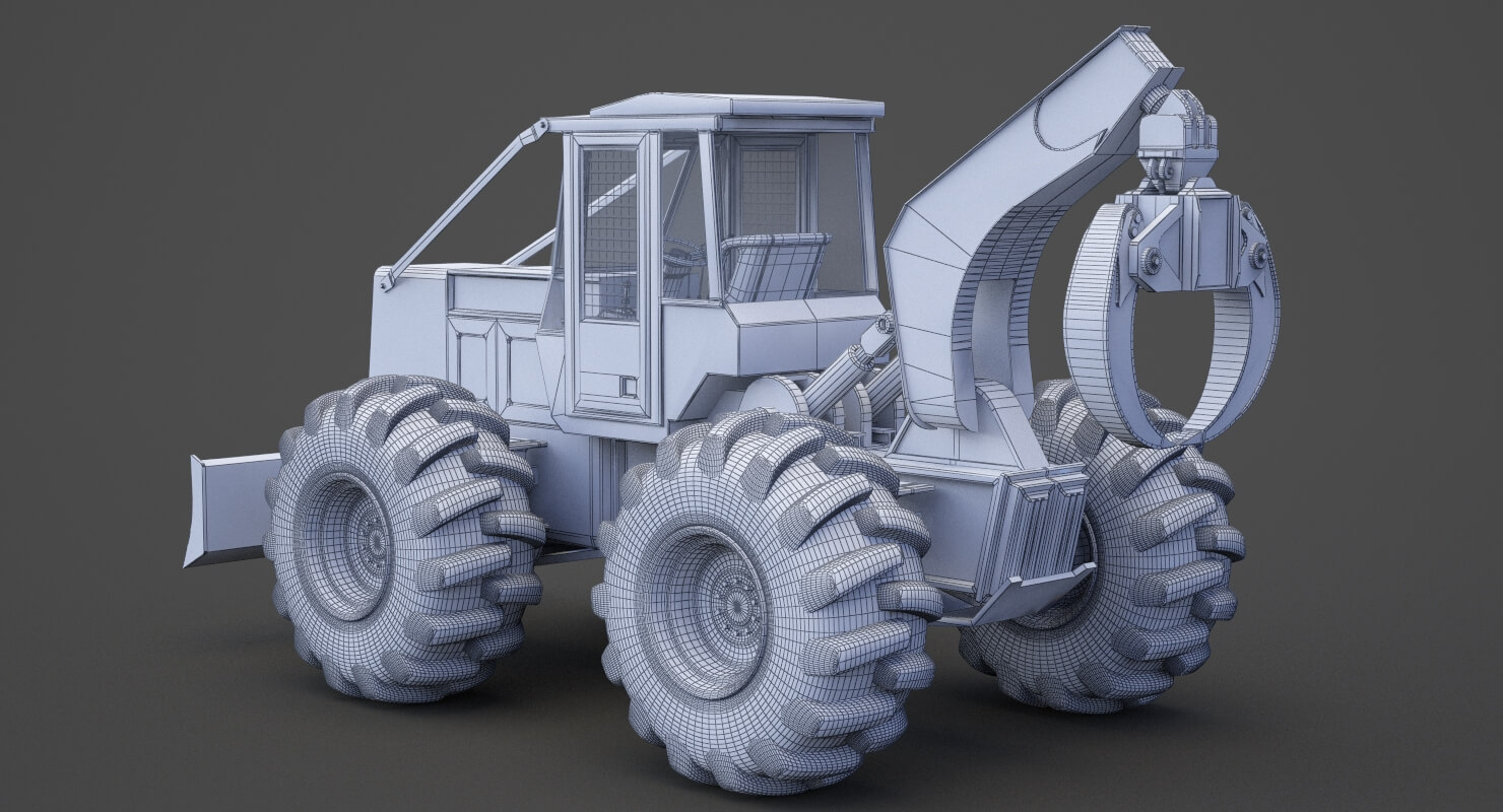 Construction Vehicle 006 - 3D Model by sky3dstudios69