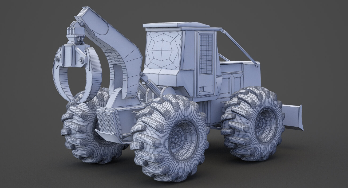 Construction Vehicle 006 - 3D Model by sky3dstudios69