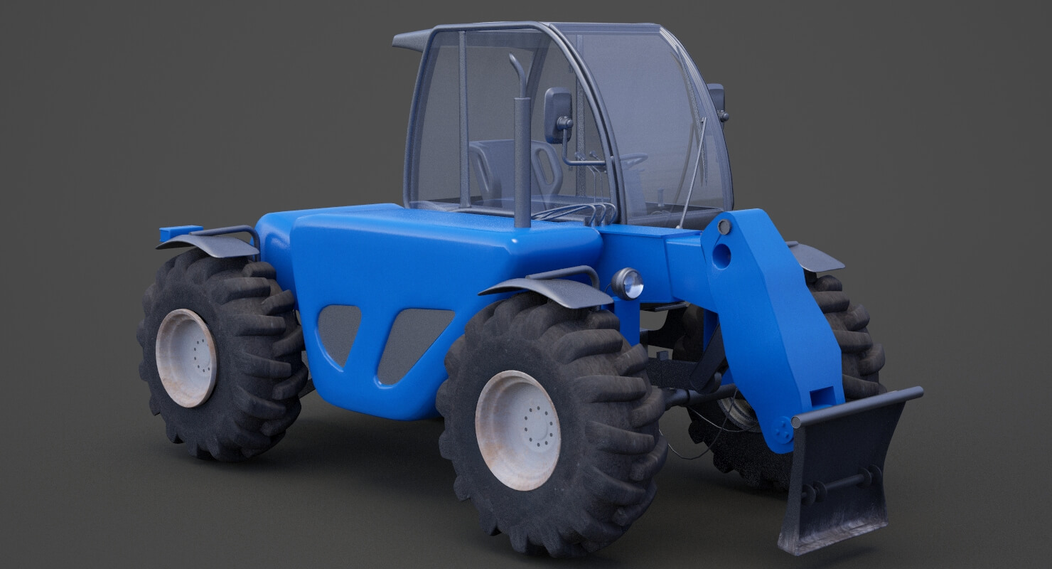 Construction Vehicle 007 - 3D Model by sky3dstudios69
