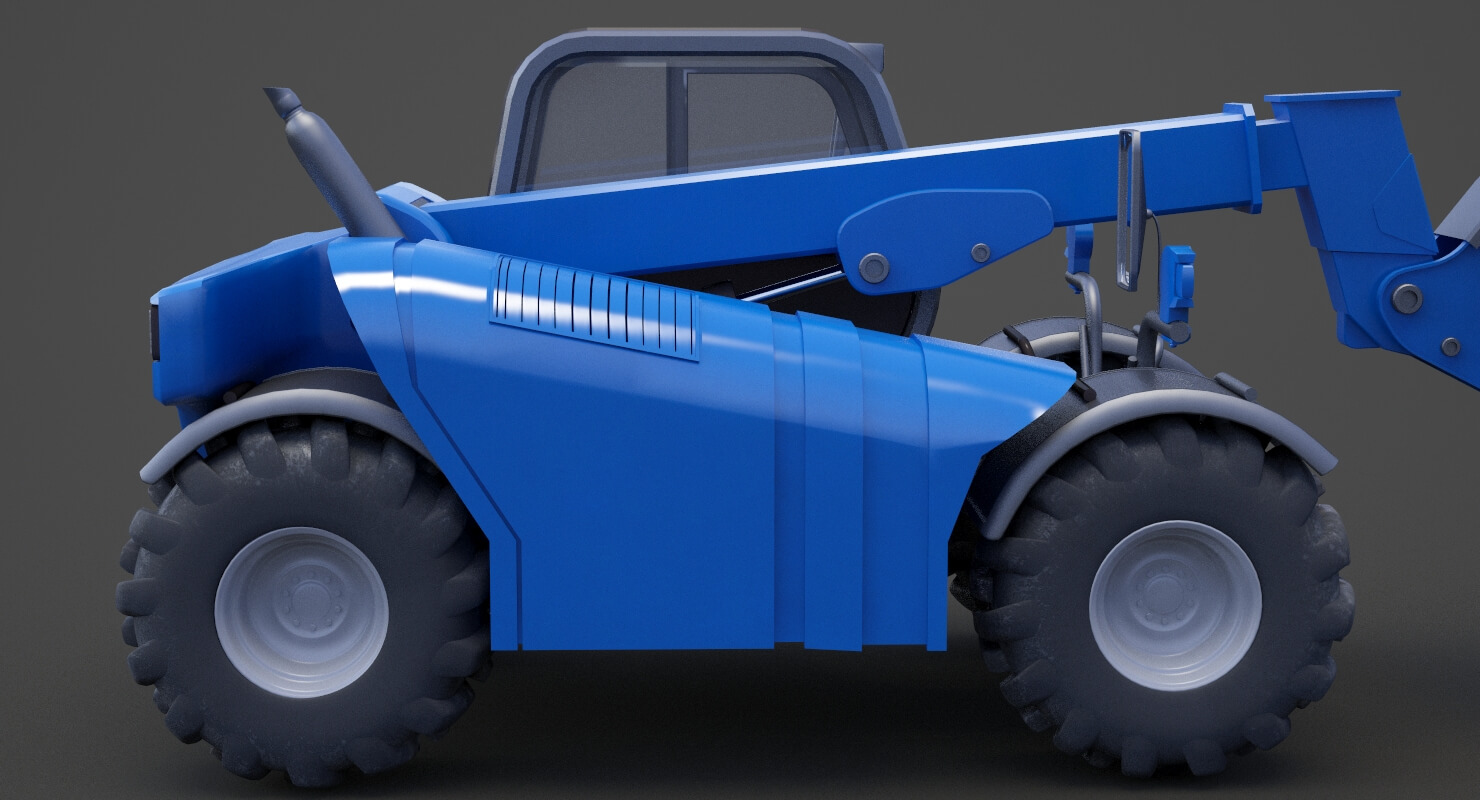 Construction Vehicle 008 - 3D Model by sky3dstudios69