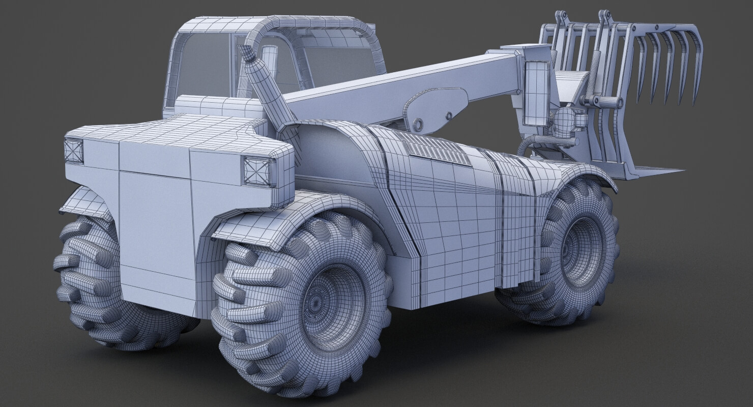 Construction Vehicle 008 - 3D Model by sky3dstudios69