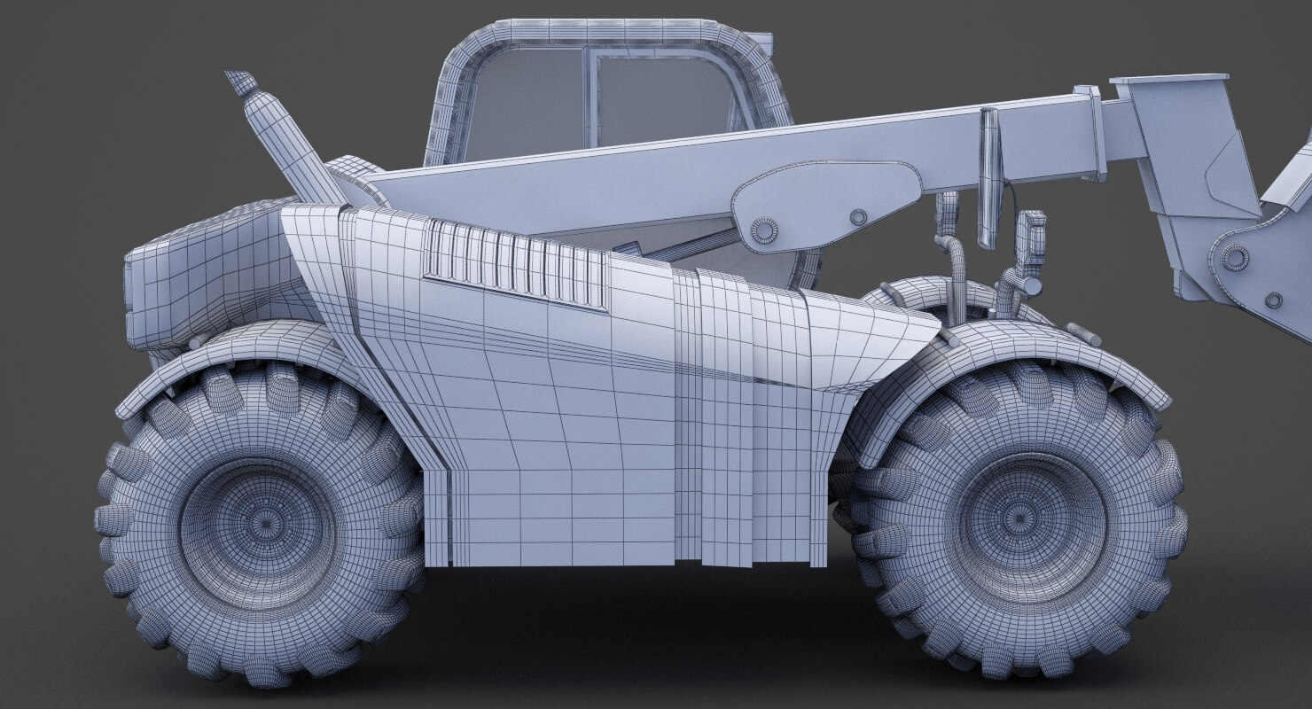 Construction Vehicle 008 - 3D Model by sky3dstudios69