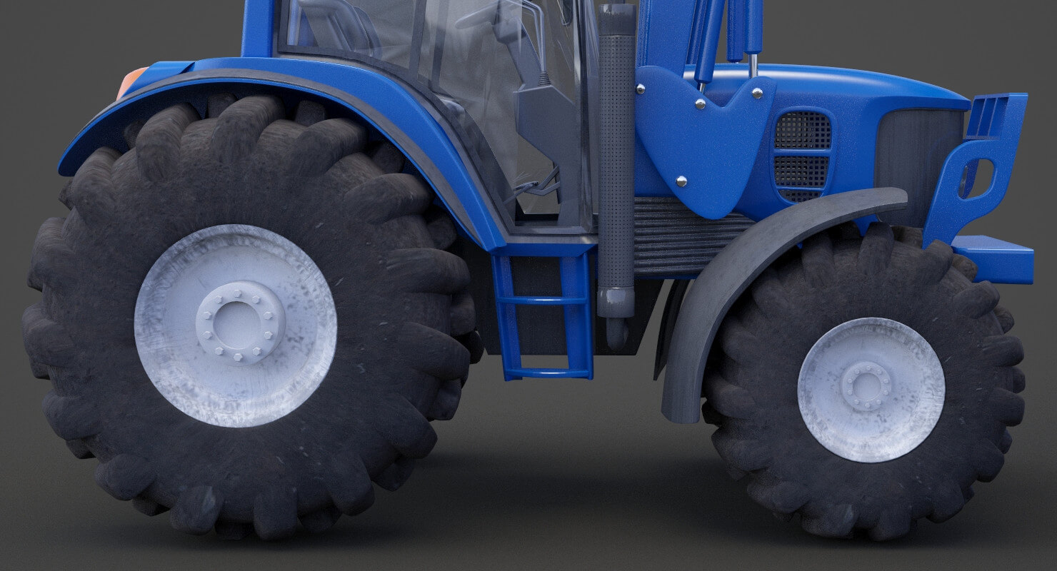 Construction Vehicle - Dozer 3D Model by sky3dstudios69