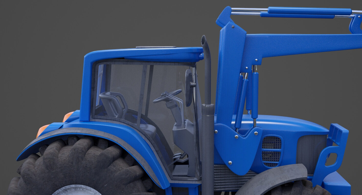 Construction Vehicle - Dozer 3D Model by sky3dstudios69