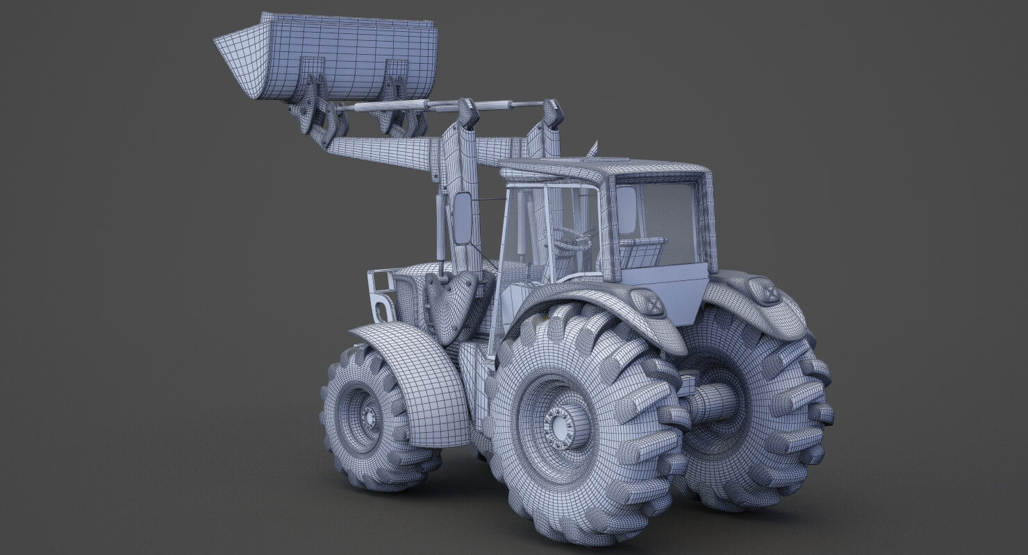 Construction Vehicle - Dozer 3D Model by sky3dstudios69
