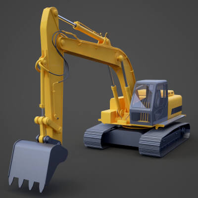 3D Models | Construction | Excavators | RenderHub