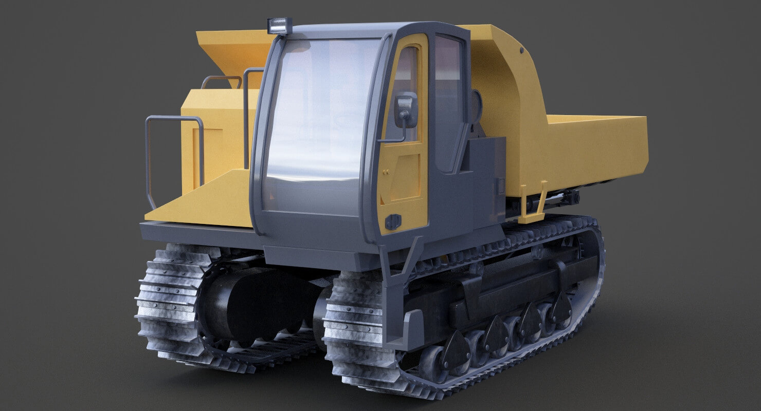 Construction Vehicle - Mining Truck 02 3D Model by sky3dstudios69