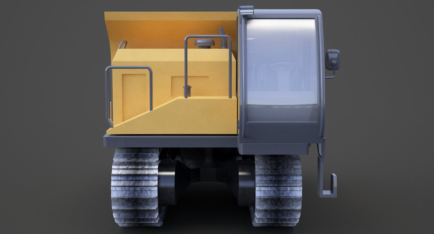 Construction Vehicle - Mining Truck 02 3D Model by sky3dstudios69