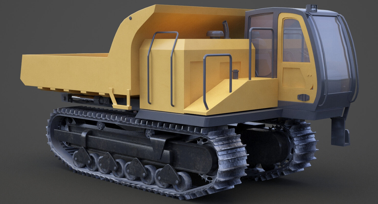 Construction Vehicle - Mining Truck 02 3D Model by sky3dstudios69