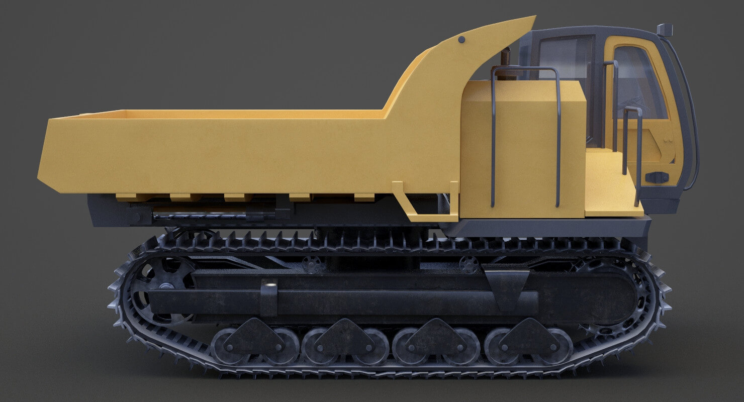 Construction Vehicle - Mining Truck 02 3D Model by sky3dstudios69