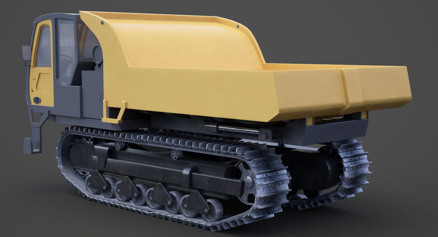 Construction Vehicle - Mining Truck 02 3D Model by sky3dstudios69