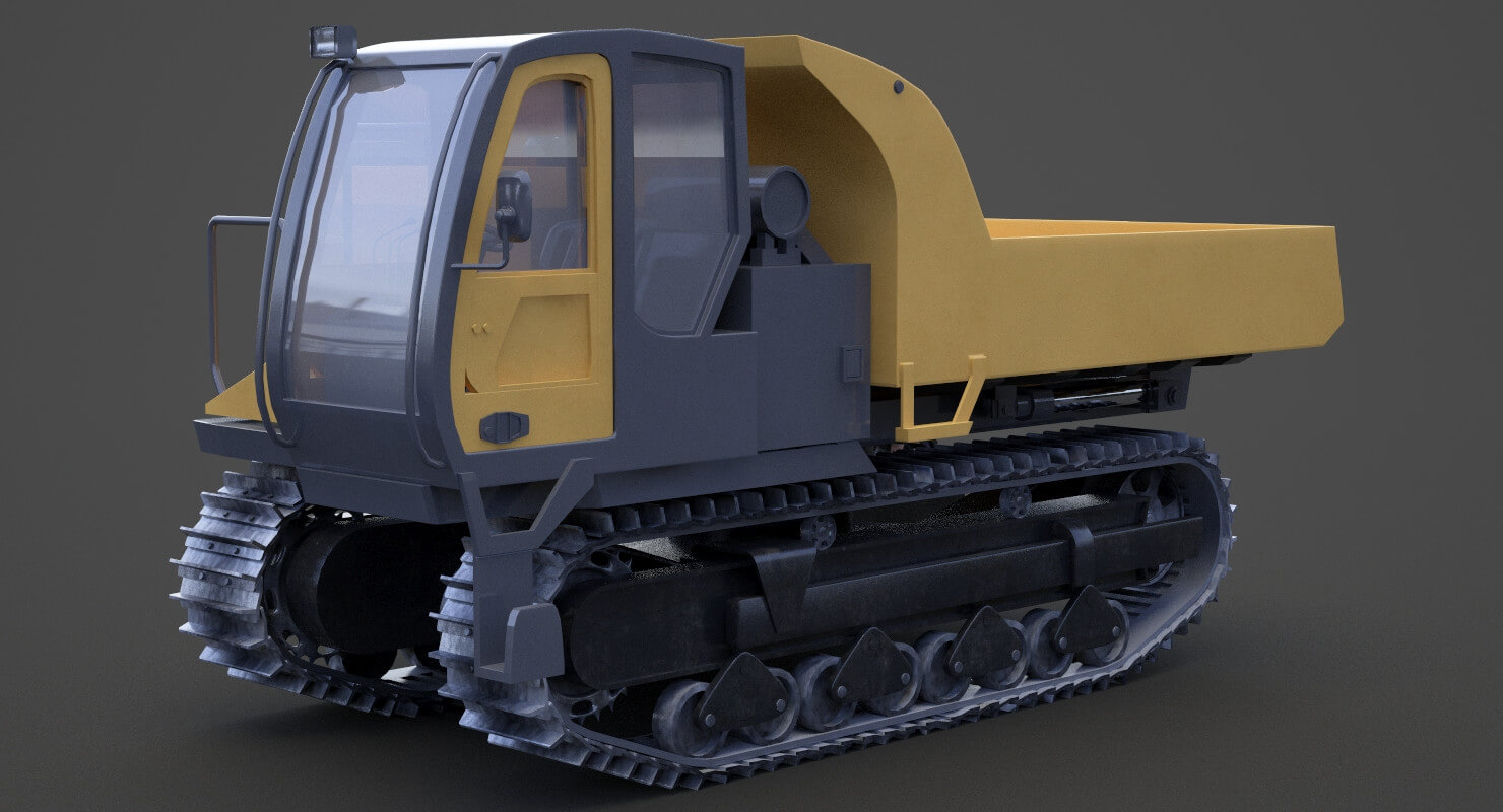 Construction Vehicle - Mining Truck 02 3D Model by sky3dstudios69