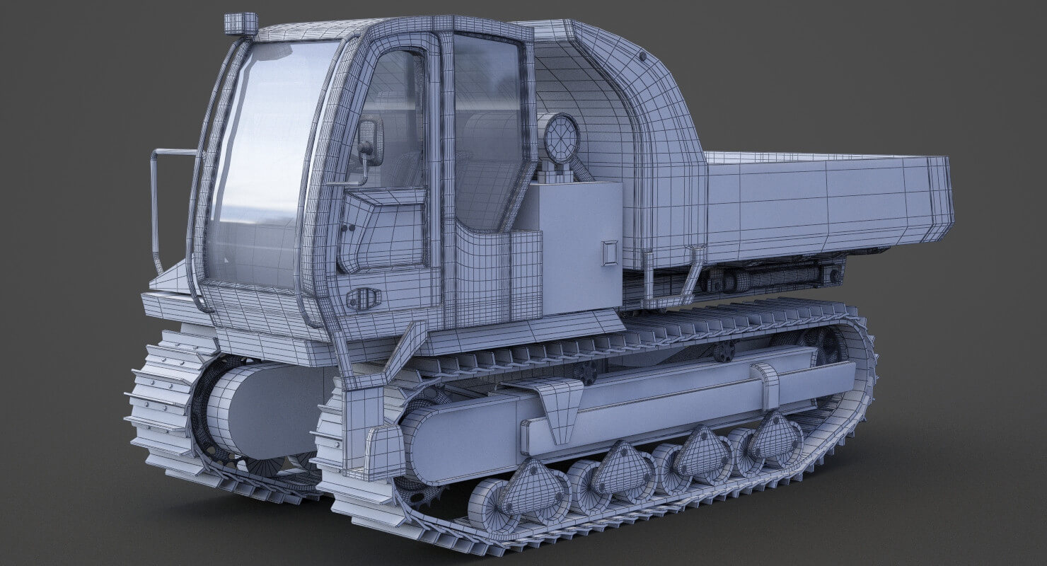 Construction Vehicle - Mining Truck 02 3D Model by sky3dstudios69