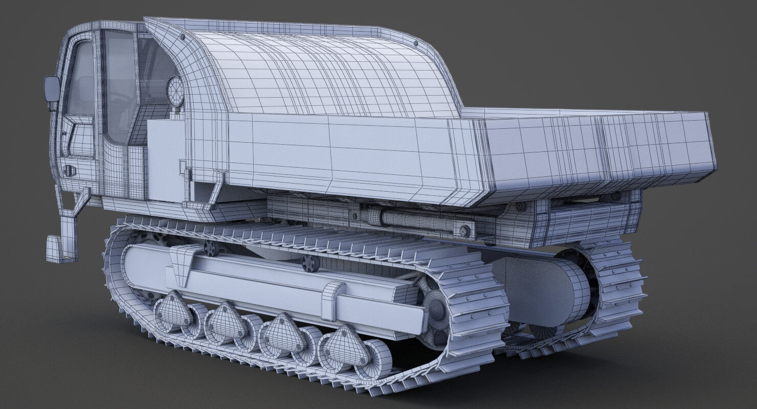 Construction Vehicle - Mining Truck 02 3D Model by sky3dstudios69