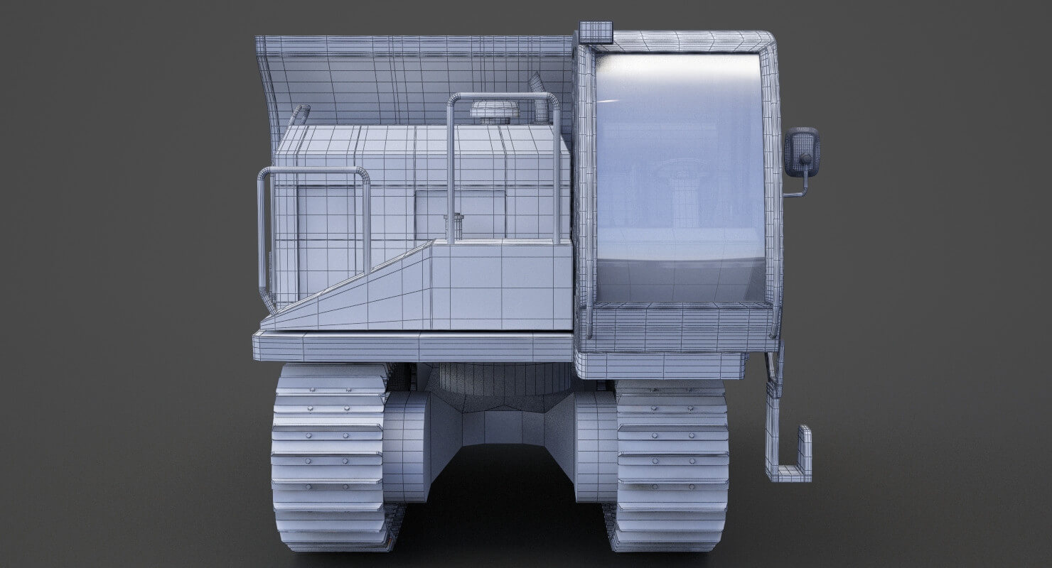 Construction Vehicle - Mining Truck 02 3D Model by sky3dstudios69