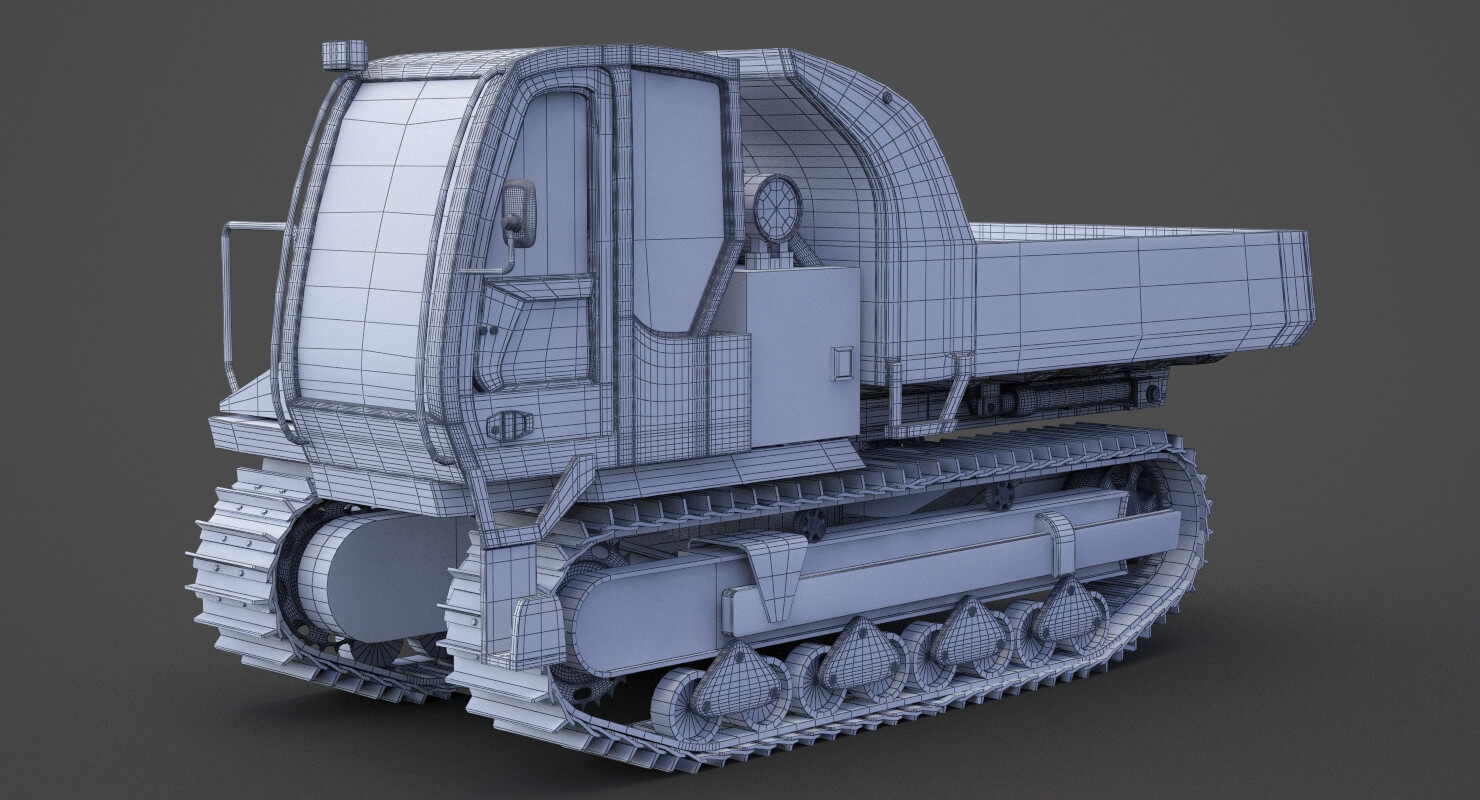 Construction Vehicle - Mining Truck 02 3D Model by sky3dstudios69