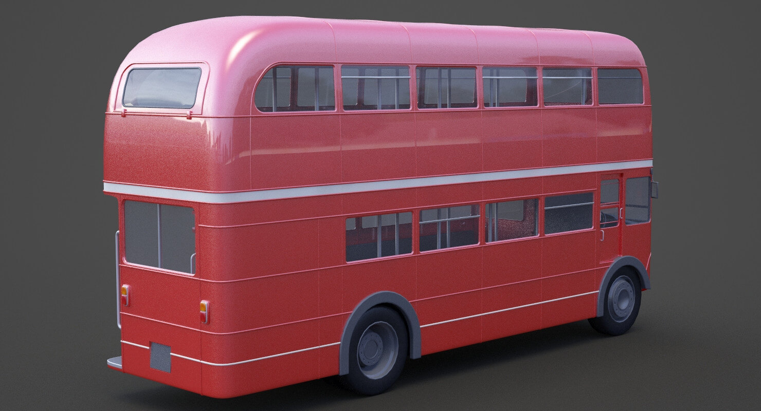 Double Decker Bus - 3D Model by sky3dstudios69
