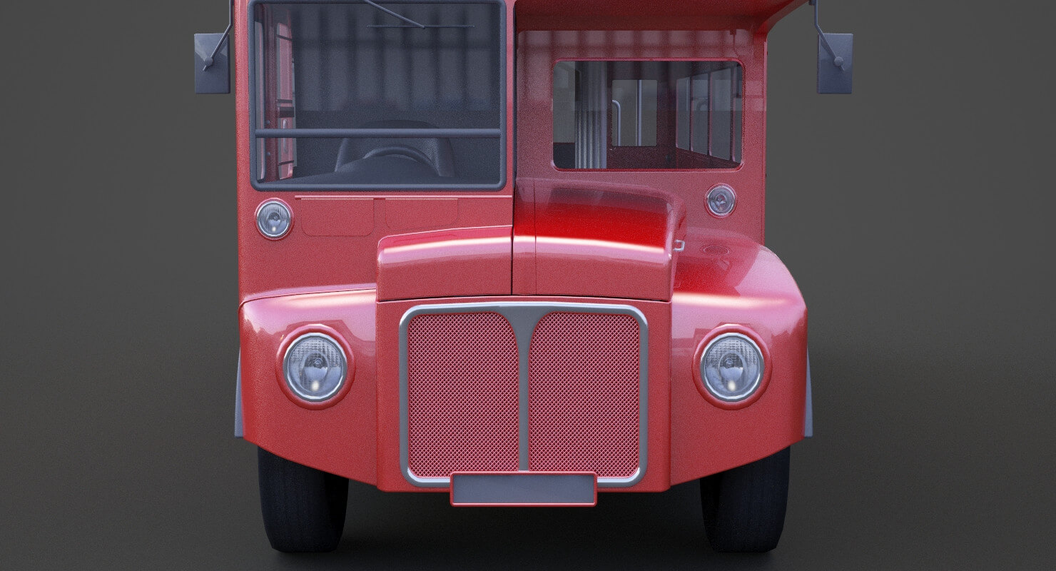 Double Decker Bus - 3D Model by sky3dstudios69
