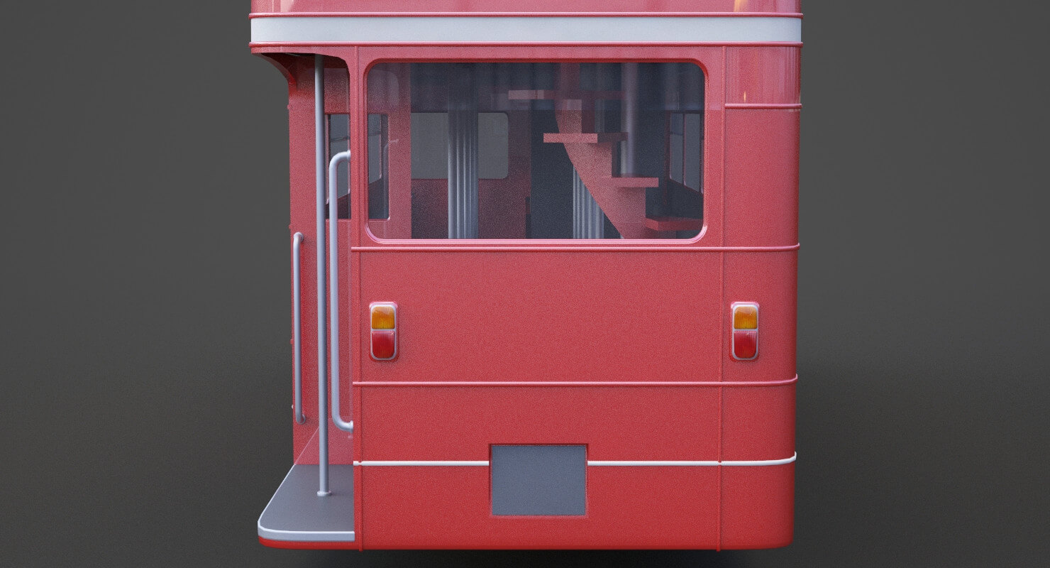 Double Decker Bus - 3D Model by sky3dstudios69