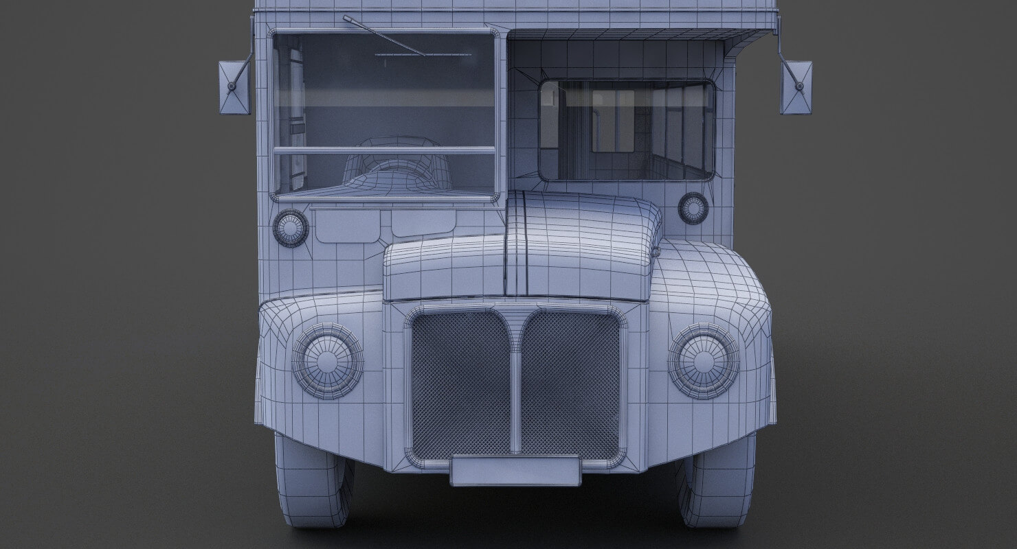 Double Decker Bus - 3D Model by sky3dstudios69
