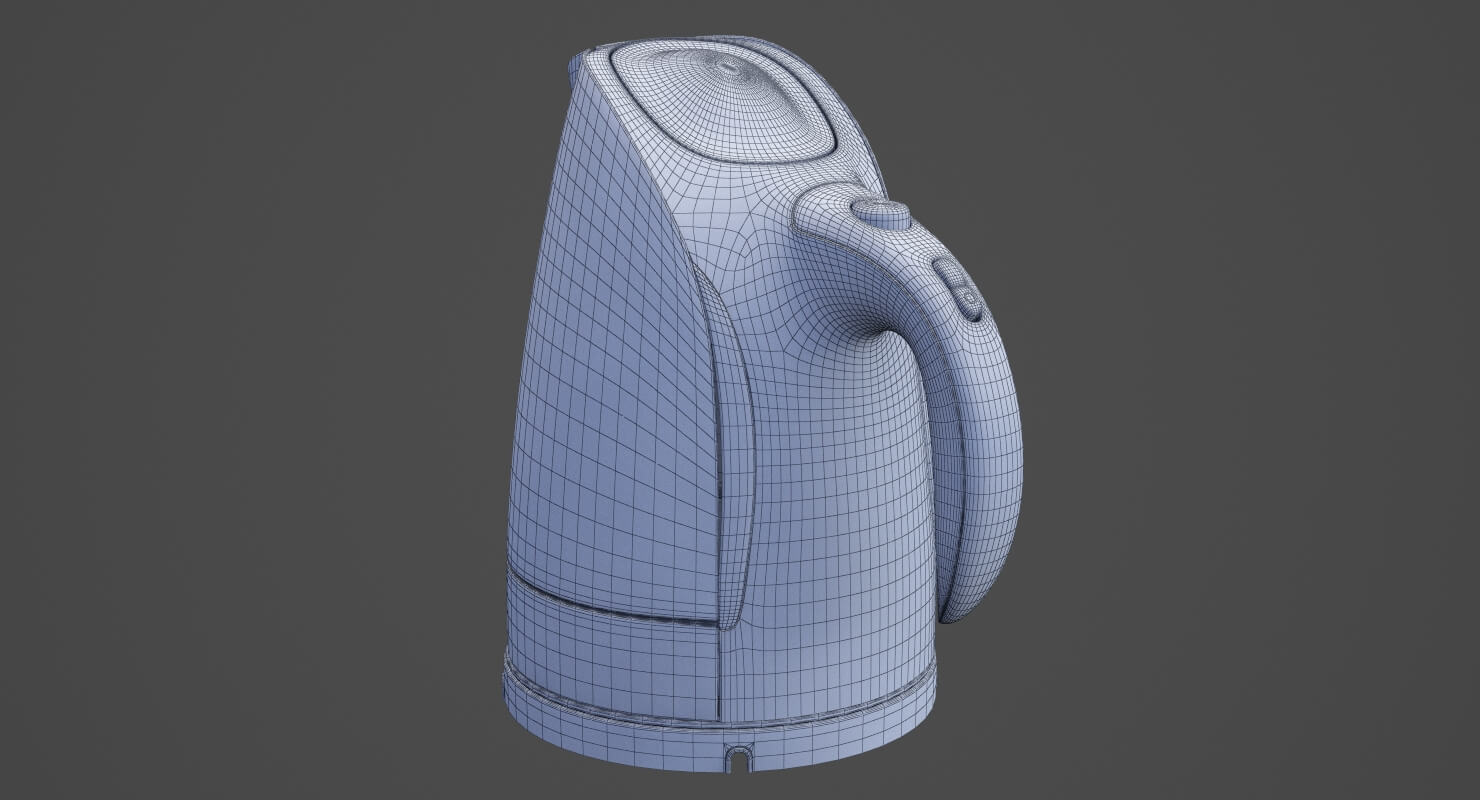 Electric Kettle - 3D Model by sky3dstudios69