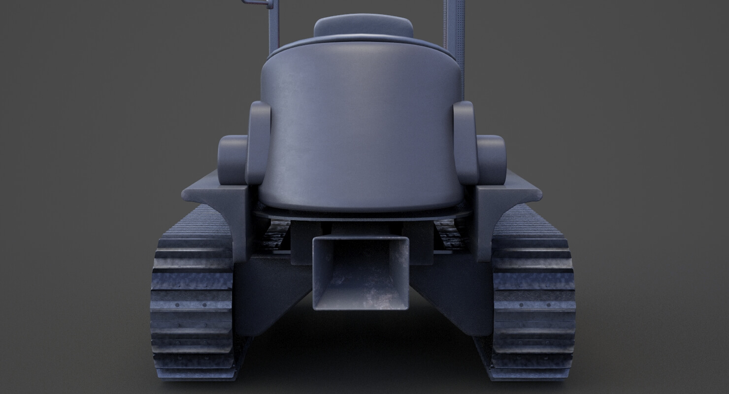 Farm Vehicles - Mini Tractor 01 3D Model by sky3dstudios69