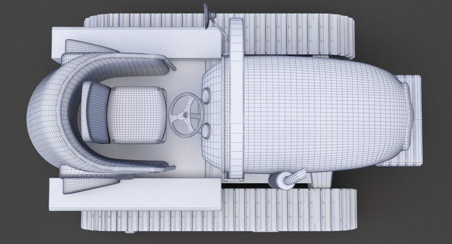 Farm Vehicles - Mini Tractor 01 3D Model by sky3dstudios69