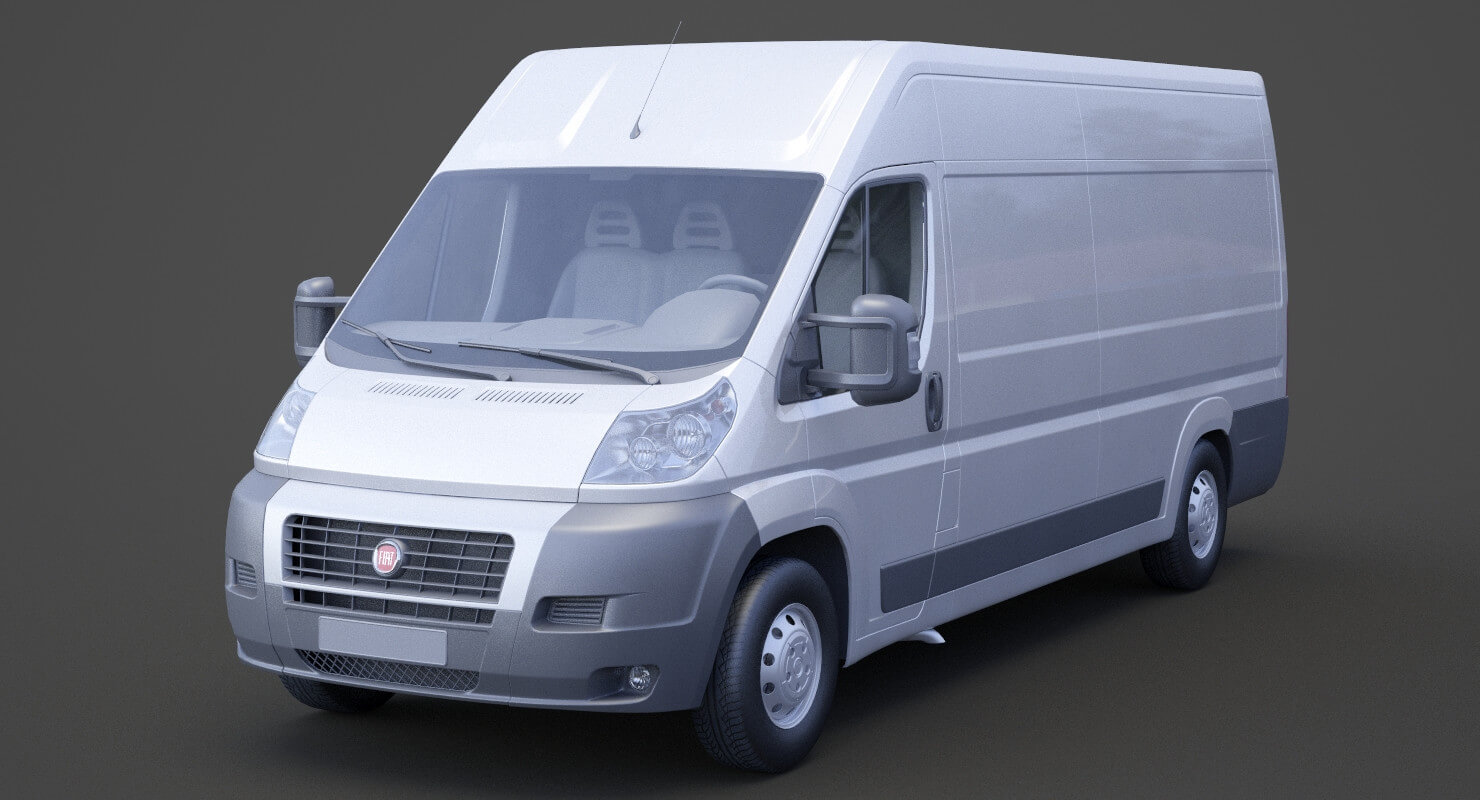 Fiat Ducato Van - 3D Model by sky3dstudios69