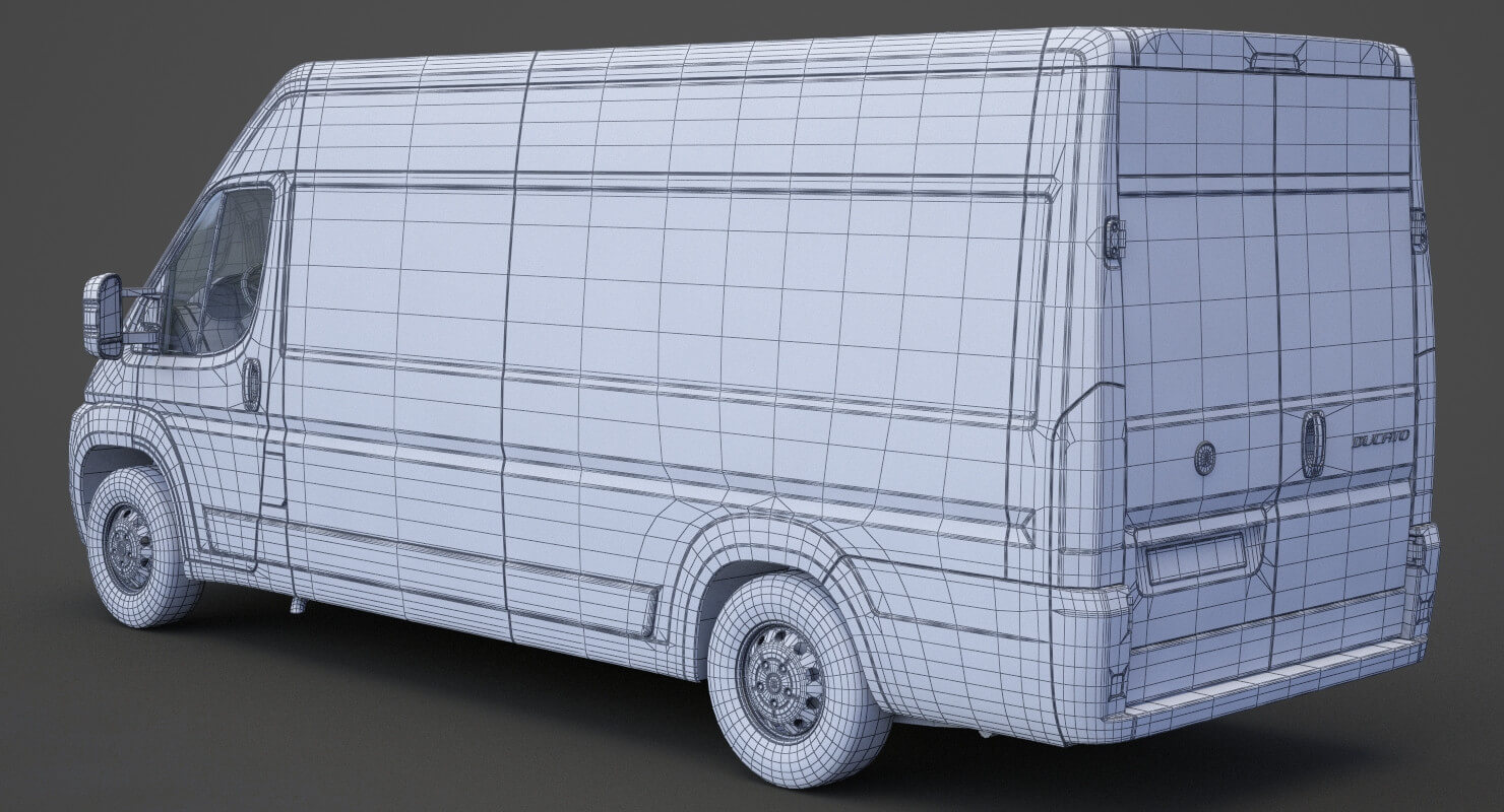Fiat Ducato Van - 3D Model by sky3dstudios69