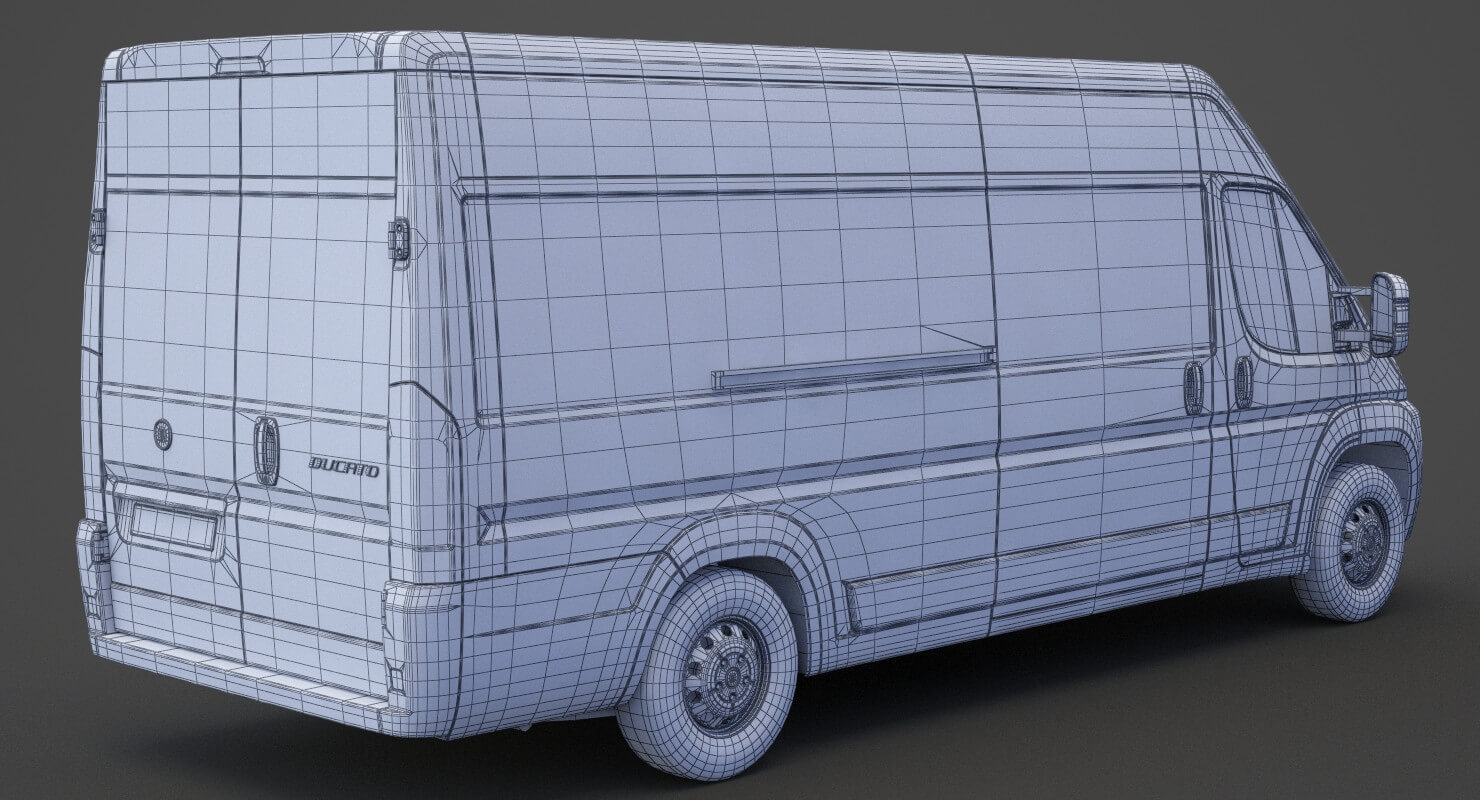 Fiat Ducato Van - 3D Model by sky3dstudios69