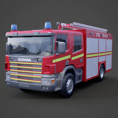 3D Models | Safety | Fire Trucks | RenderHub